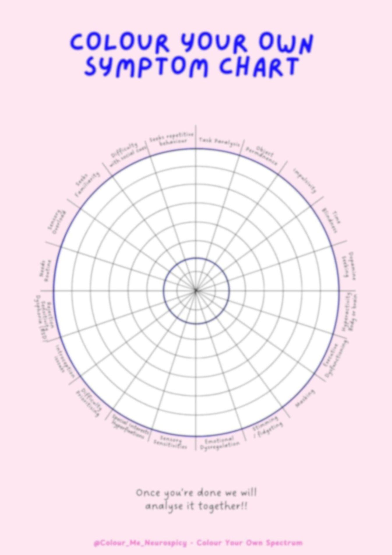 Colour Your Own Spectrum Chart - Printable – Colour Me Neurospicy